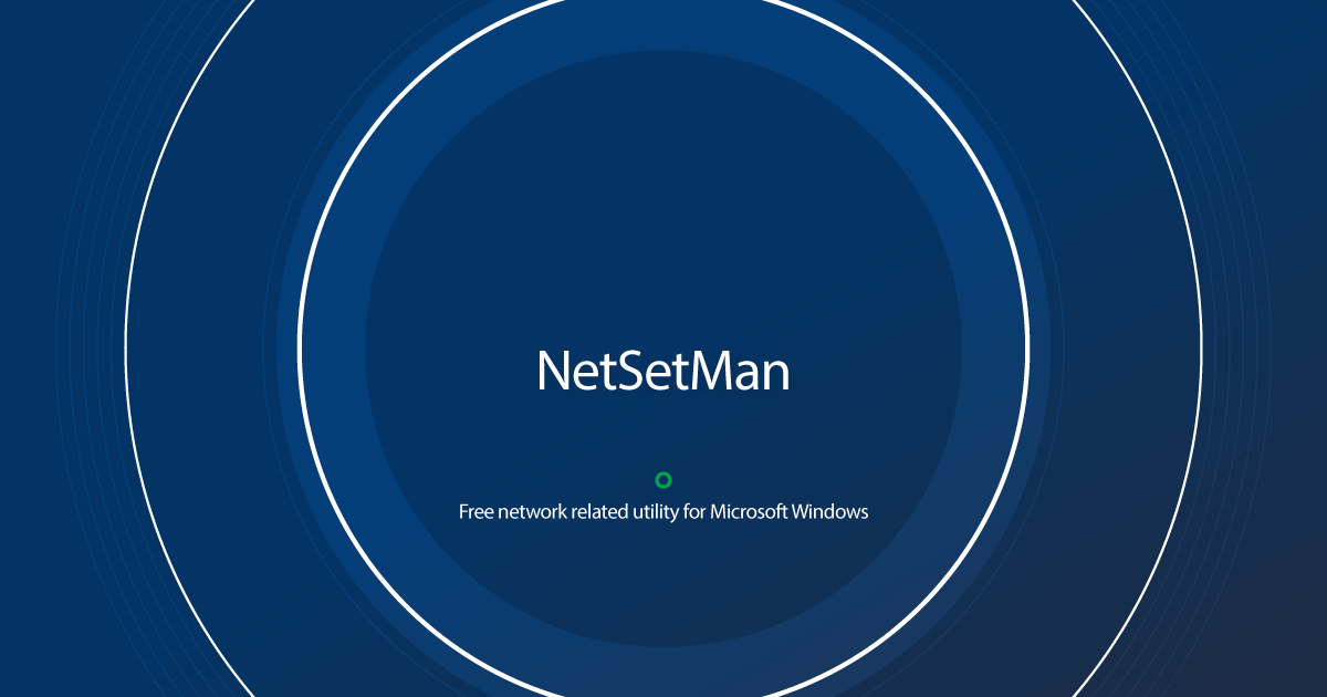 NetSetMan download latest version