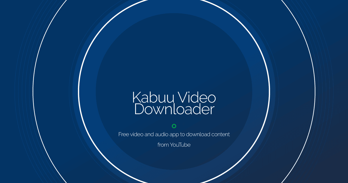 Kabuu Video Downloader download latest version